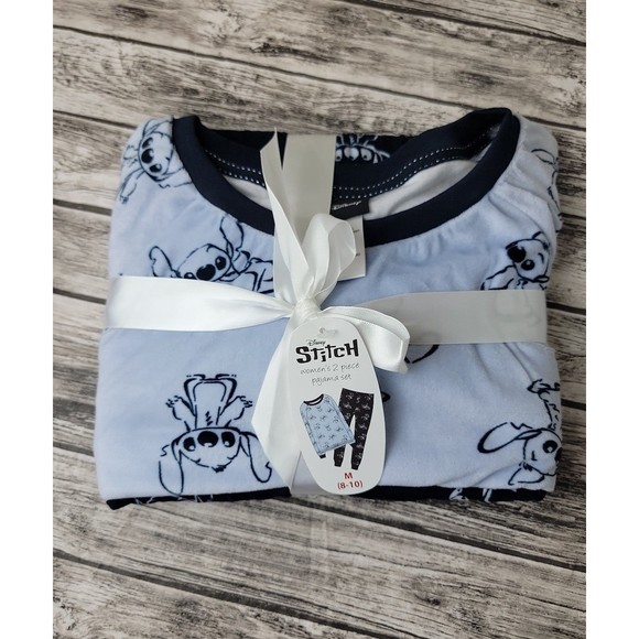 Disney | Intimates & Sleepwear | Disney Stitch Womens 2 Piece Pajama ...